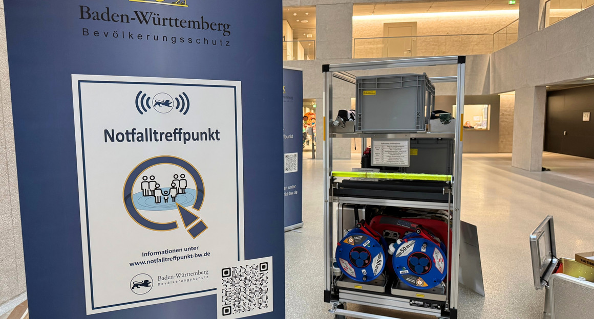 Neue Ausstattungssätze für Notfalltreffpunkte: Baden-Württemberg.de