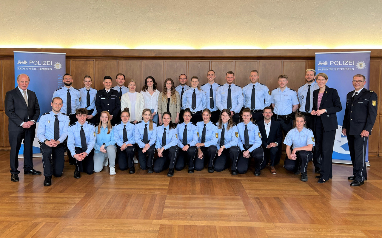 Erfolgreiche Sportler bei der Polizei geehrt: Baden-Württemberg.de